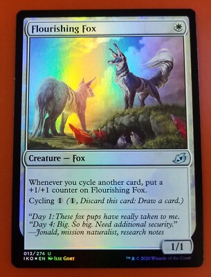 1x Flourishing Fox | FOIL | Ikoria Lair of Behemoths | MTG Magic Cards ...