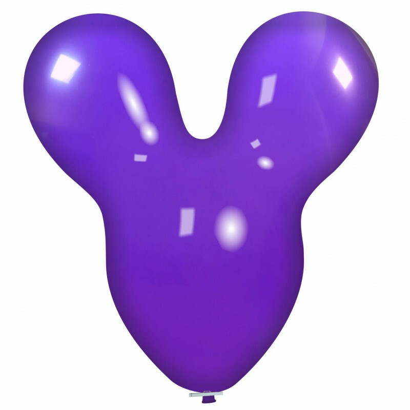 CATTEX 30" Mouse Shaped Latex Balloon, Crystal & Standard Colors ...