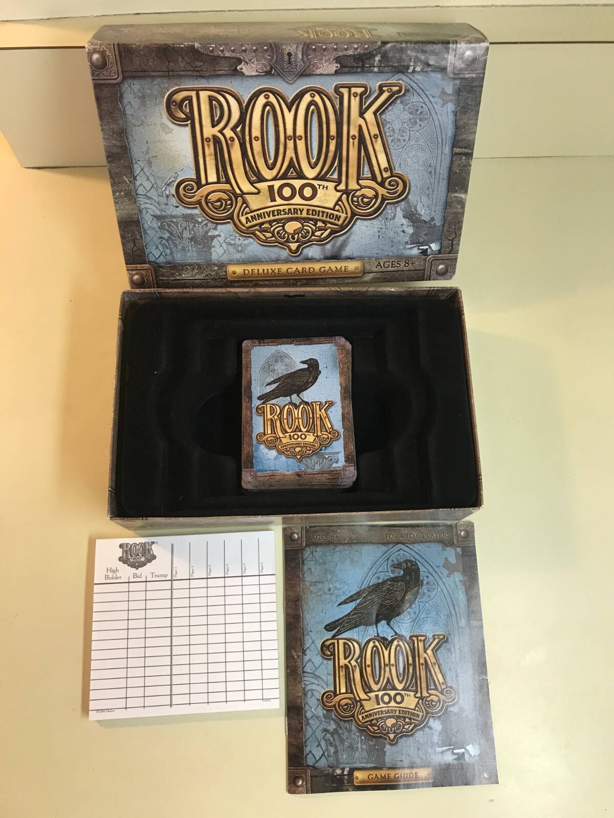 Rook Deluxe Card Game 100th Anniversary Edition Hasbro/ Parker Bros 4-6 ...