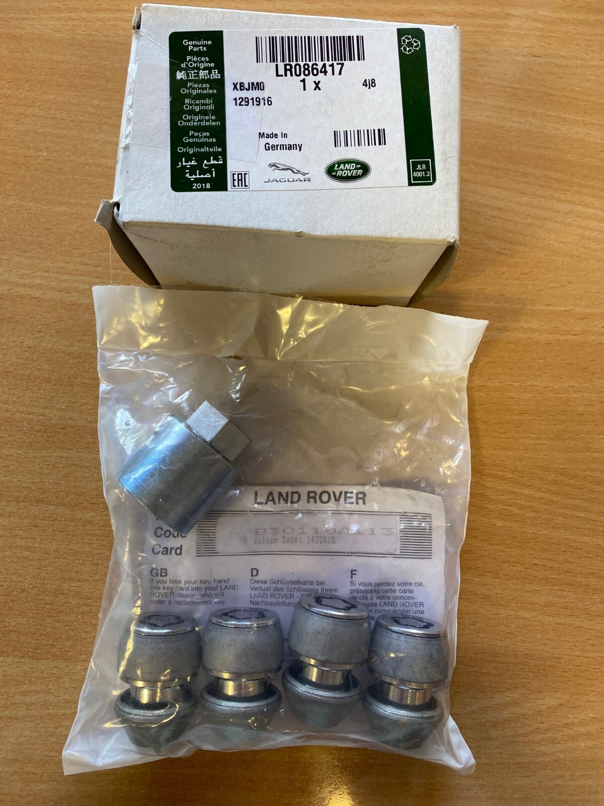 Land+Rover+LR086417+Wheel+Lock+Kit for sale online | eBay