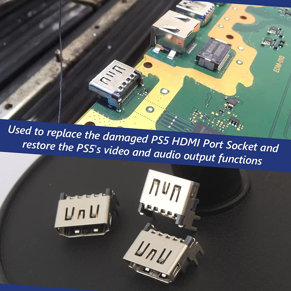 5 Pack OEM HDMI Port Connector Socket Replacement For Sony PlayStation ...