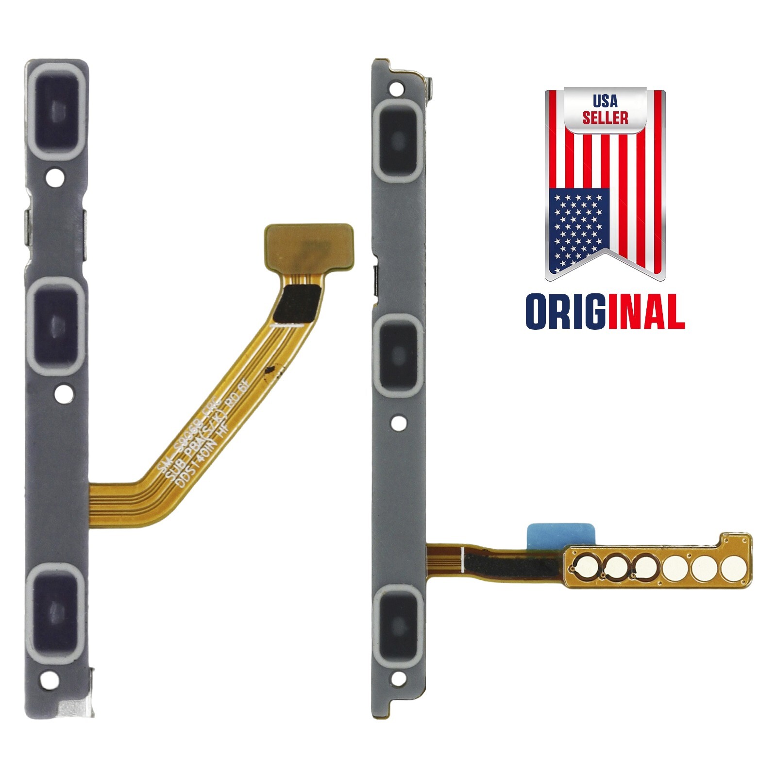 Power Volume Button Flex Cable Ribbon For Samsung Galaxy S22 S22+ S22 ...