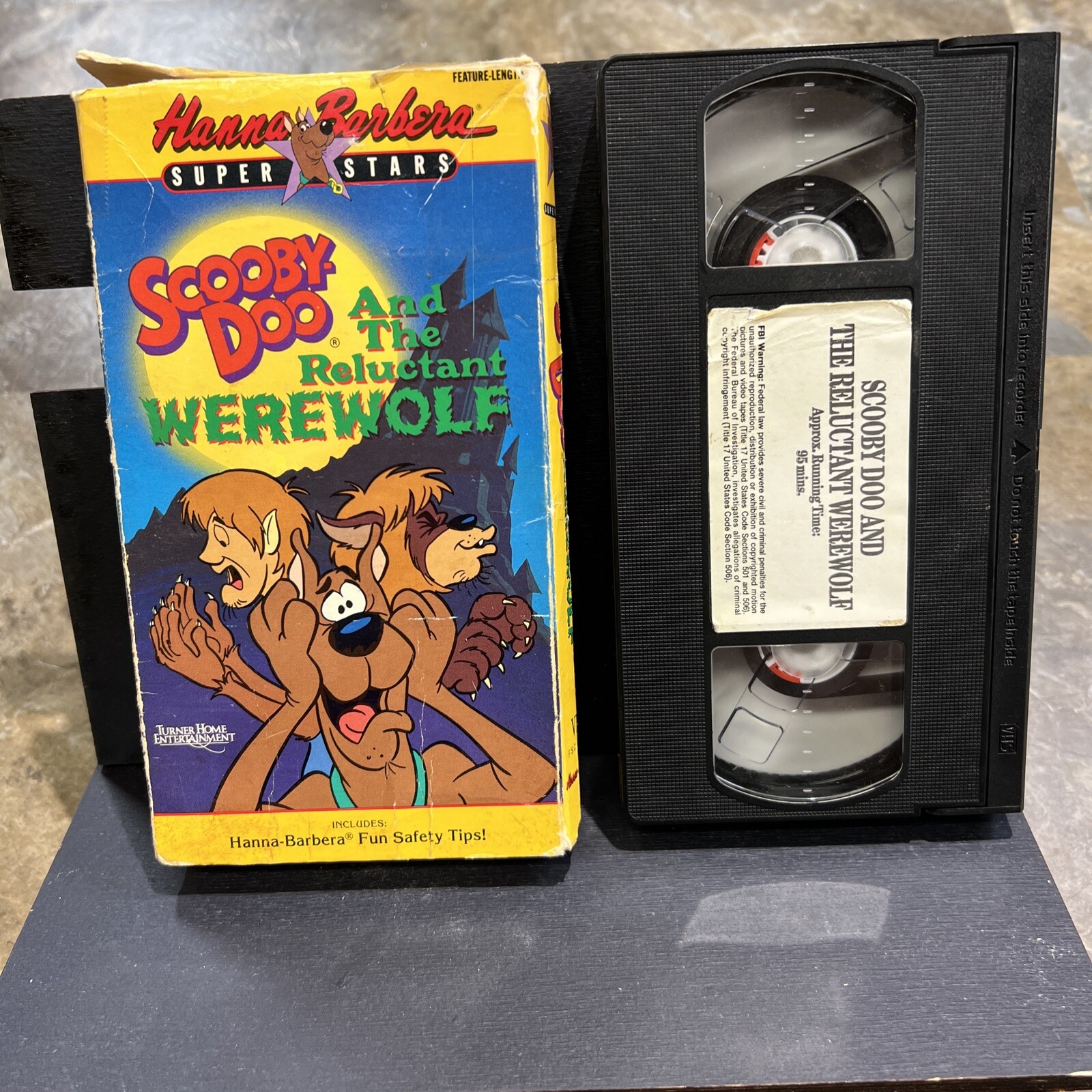 Vtg Scooby-Doo and the Reluctant Werewolf Hanna Barbera VHS 1988/92 ...