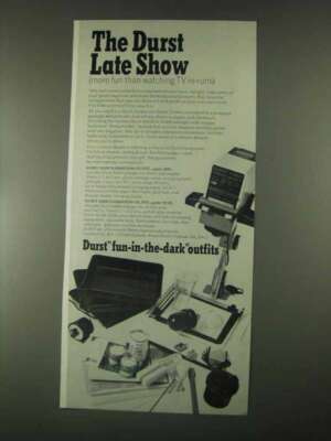 1967 Durst M 600 Enlarger Ad - The Durst Late Show | eBay