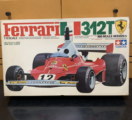 TAMIYA Ferrari 312T Big Scale Series F1 Vintage Plamodel Kit 1/12 ...