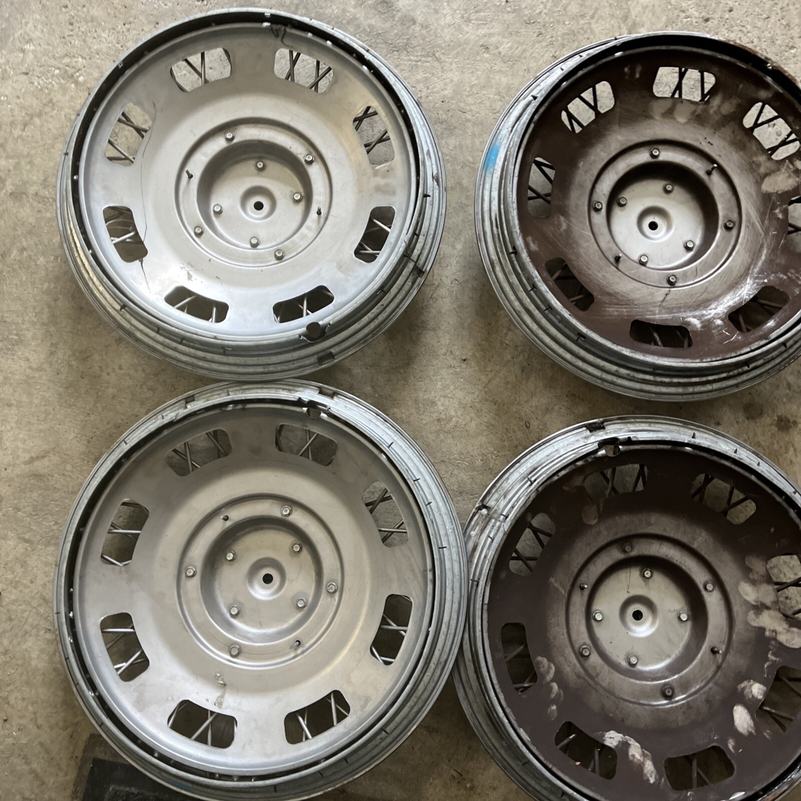 Buick Wire Wheel Spoke Hubcaps 1980s 13” Set Of 4 Intact. | eBay