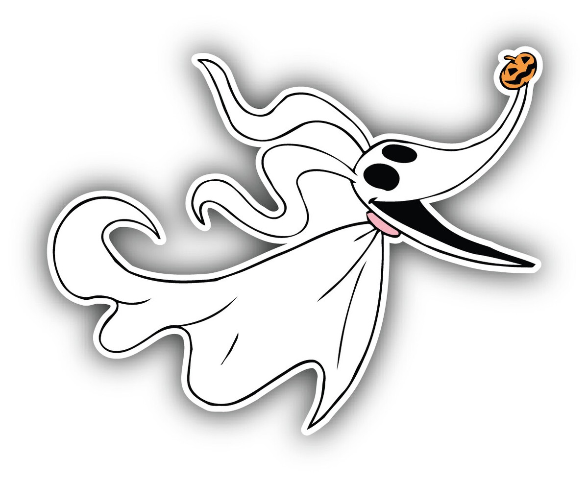 Zero Nightmare Before Christmas Stencil Nightmare Before