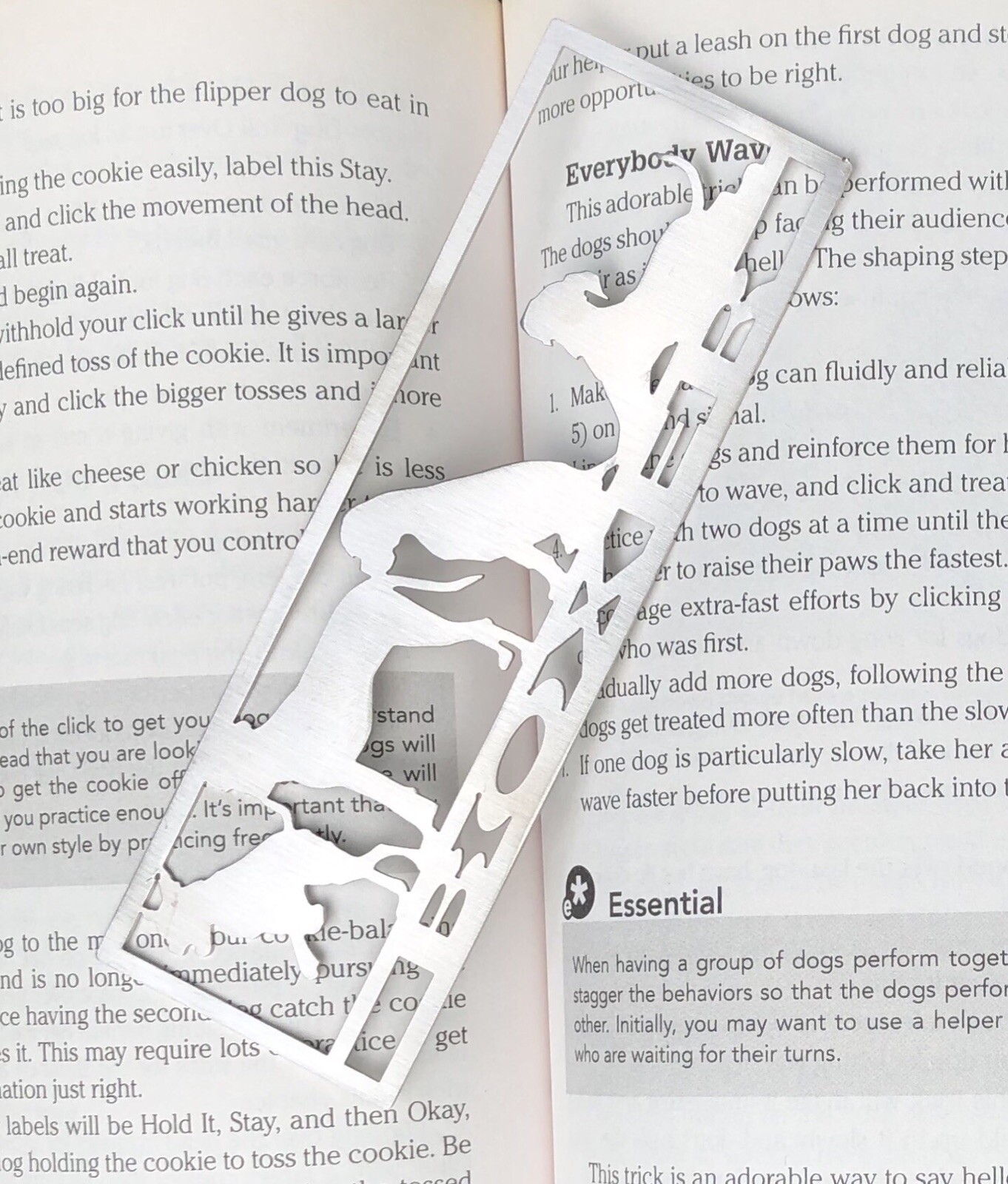 Boxer Dog Metal Bookmark, Stainless Steel Dog Bookmark, Laser Cut Book ...
