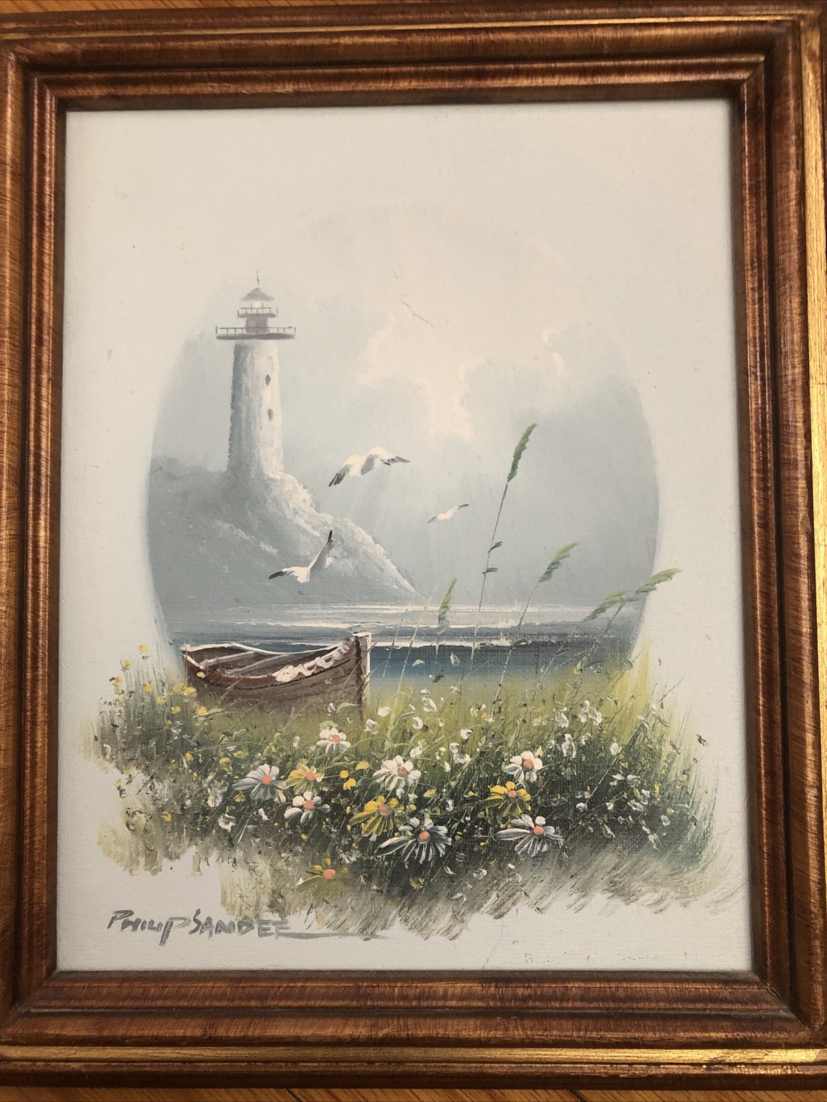 Original Philip Sandee Oil Painting - munimoro.gob.pe