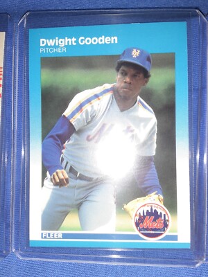 Dwight Doc Gooden 1987 Fleer Card #9 New York Mets FREE SHIPPING MVP ...