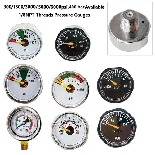 Manometer Pressure Gauge Barometer Outdoor Mini 1pcs Silver/Black 0 ...