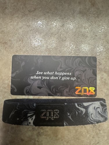 ZOX **KEEP GOING** Silver Single medium Wristband w/Card #1707 New!! | eBay