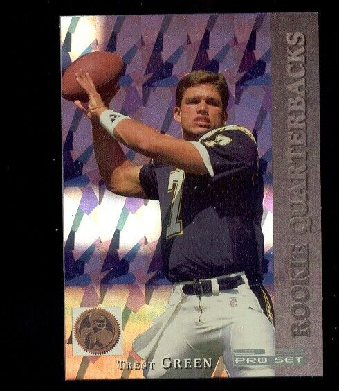 1993 Pro Set TRENT GREEN San Diego Chargers QB Quarterback Rookie Prism ...