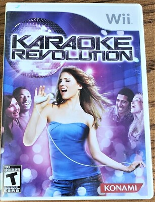Wii GAME : KARAOKE REVOLUTION and GLEE KARAOKE REVOLUTION ! Complete w ...