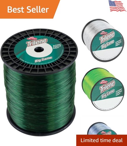 High Strength 50lb Monofilament Fishing Line - 1090yd Green for Big ...