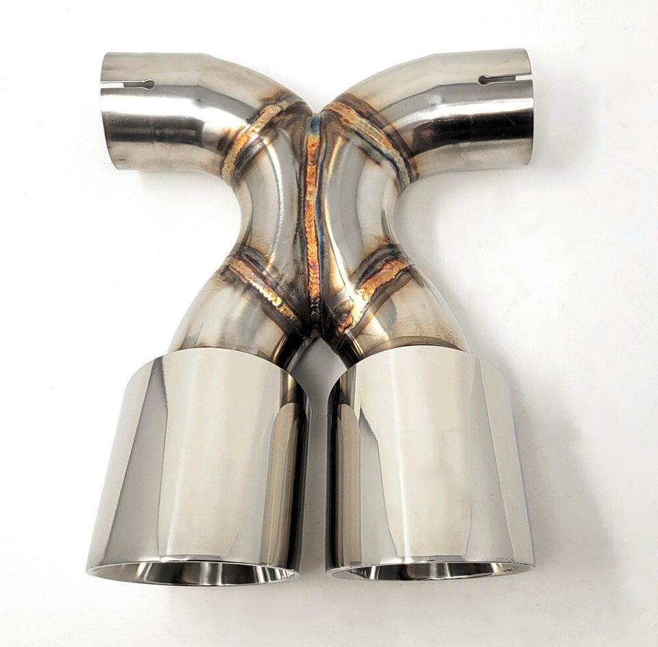 Circuit Werks X-Pipe Tips For 12-16 Porsche Boxster, Cayman, Cayman S ...