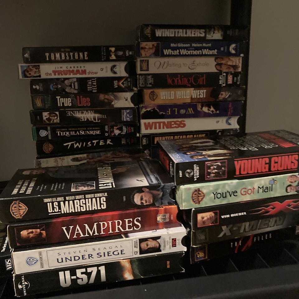 VHS Mystery Wheel! 3 Random Hollywood Movies for $7 including shipping ...