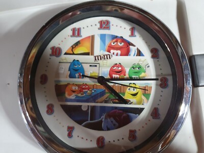 Vintage M & M Promotional Clock | eBay
