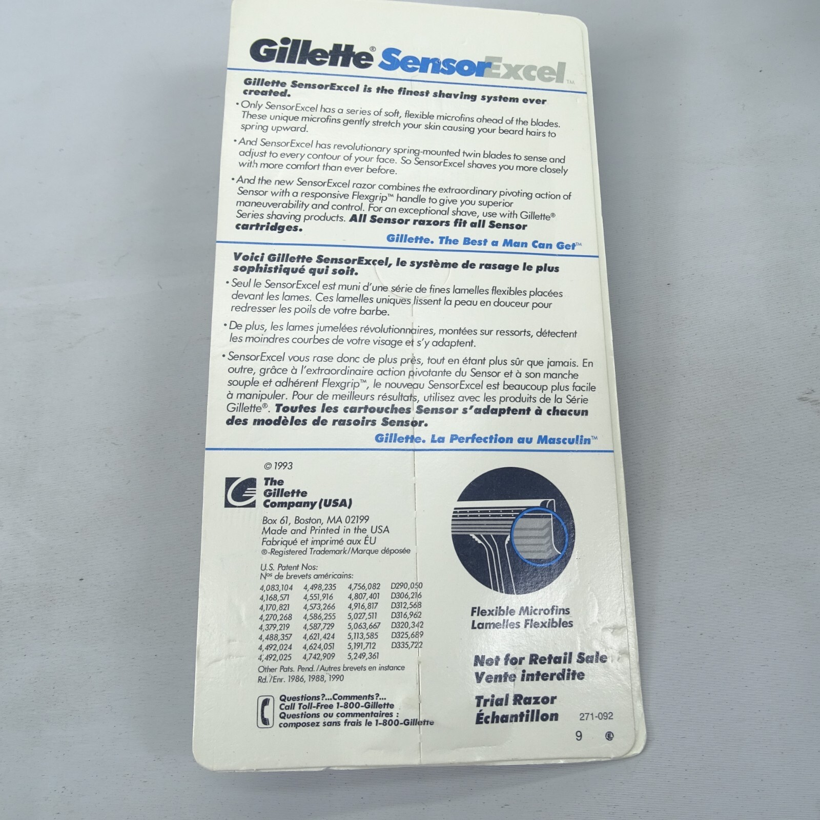 Gillette Sensor Excel Razor with Cartridge for sale online | eBay