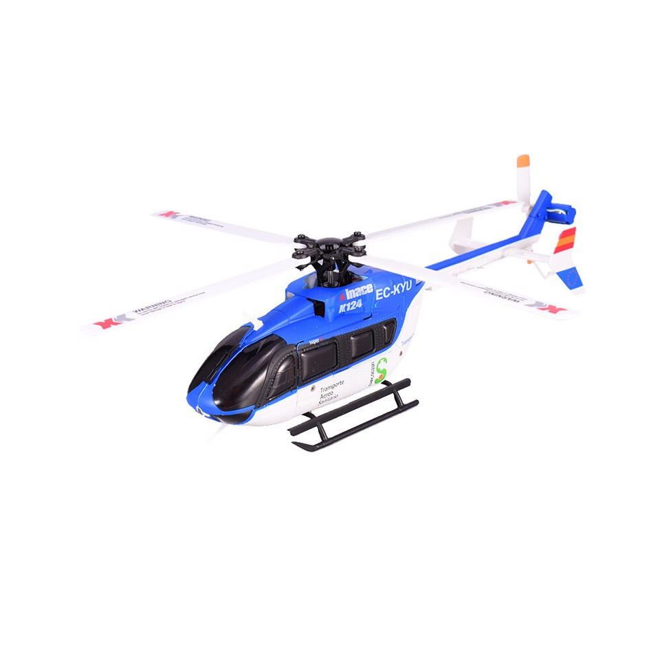 Wltoys XK EC145 K124 6CH 3D 6G System Brushless Motor RC Helicopter ...