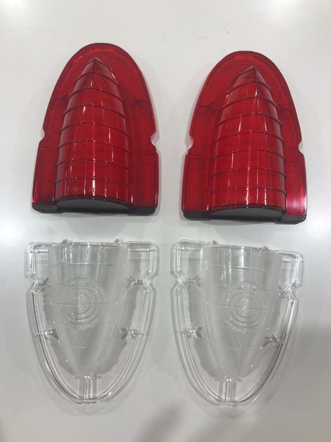 CHEVY 54 TAILIGHT LENS SET Cristales Focos Traseros Chevrolet 54 | eBay