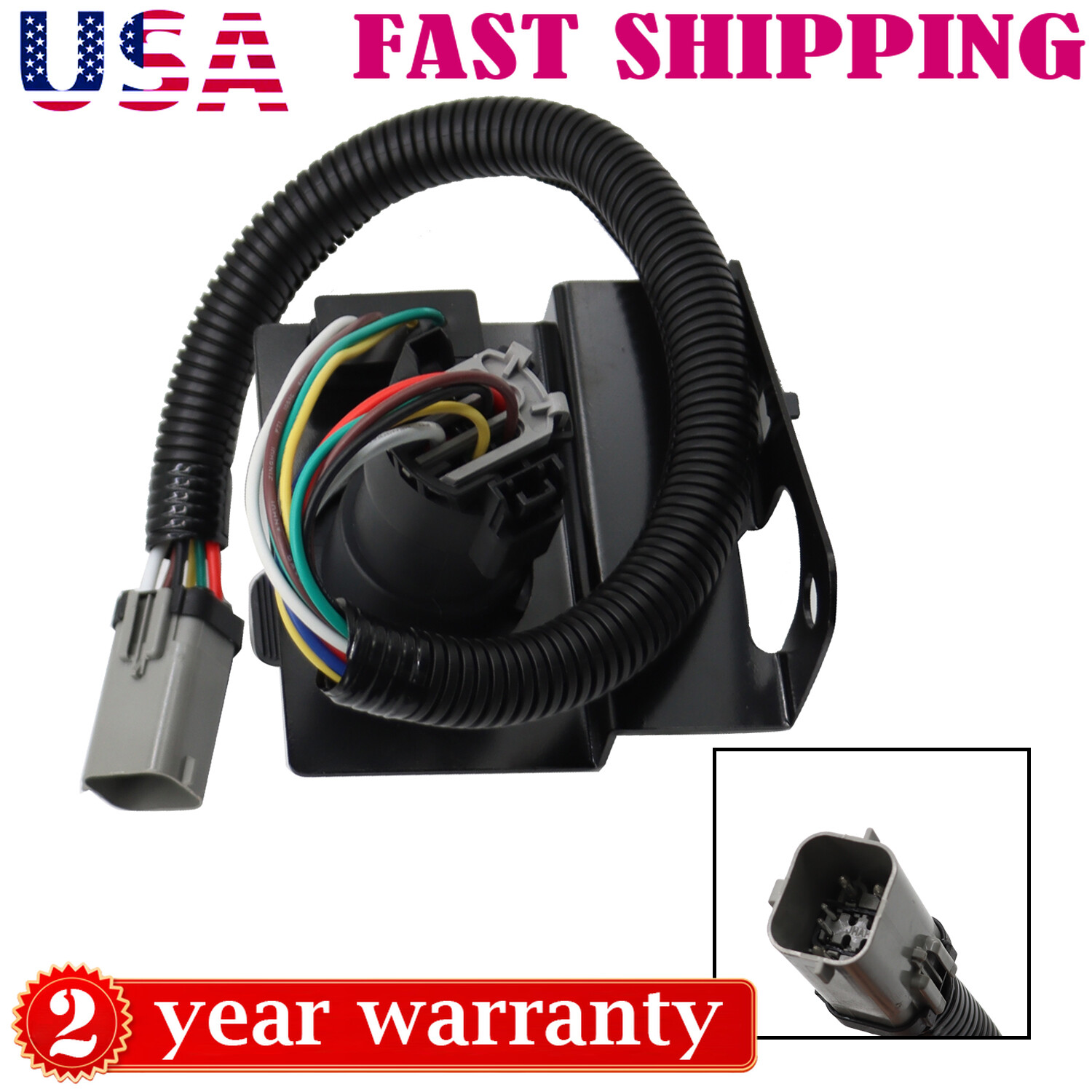 YC3Z-13A576-CA For Ford 99-01 Super Duty 4&7 Pin Trailer Tow Wiring ...