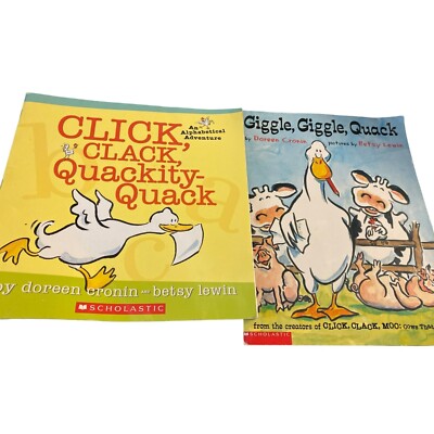 lot of 2 giggle giggle quack click clack paperback books | eBay