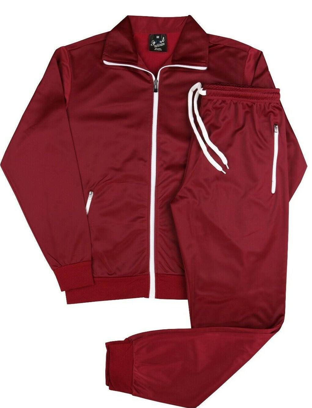 MEN'S CLASSIC SOLID JOGGER TRACKSUIT JOGGING SPORTSWEAR ACTIVE WEAR S ...
