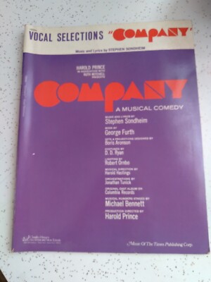 Vintage Sheet Music - Broadway Show Company | eBay
