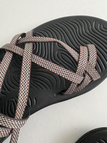 Chaco Sandals Womens 9 Black Classic Double Strap Sandals Strappy Brown ...