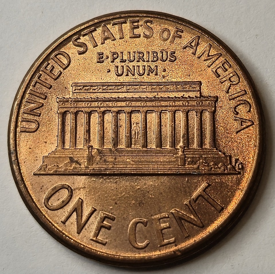 1992-P DDO Lincoln Memorial One Cent Penny. Doubled Die Obverse. 1c ...