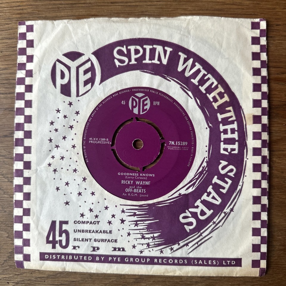 Pop Ricky Wayne And The Off-Beats ‎– Make Way Baby Pye ‎7N.15289 RGM ...