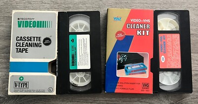 Volt Master Video/VHS Cleaner Kit + Recoton Cassette Cleaning Tape V ...
