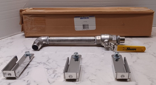 BINKS Bottom Outlet Kit for 183G and 183S ASME Code Tanks - 5, 10 and ...