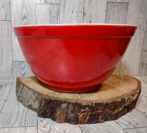 Vintage Pyrex #402 Mixing Bowl 1.5 QT in Primary Red | eBay