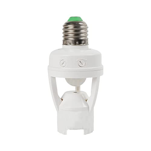 Screw-In Motion Detector Sensor Light Socket 360° for E26/E27 Lamp Bulb ...