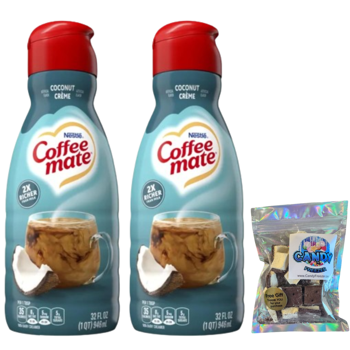 CoffeeMate Coconut Creme Liquid Coffee Creamer 32 oz 2 Pack | eBay