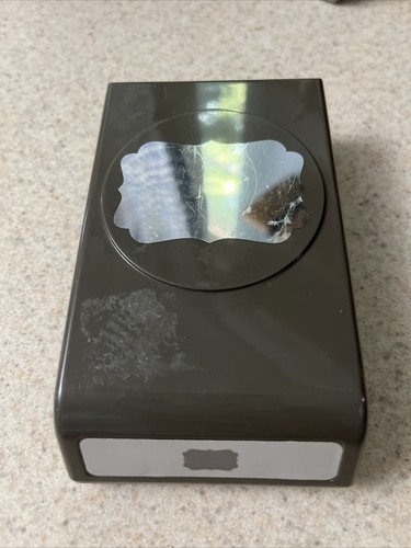 Stampin Up! Large Paper Punch Rectangle Scalloped Frame Edged Tag | eBay