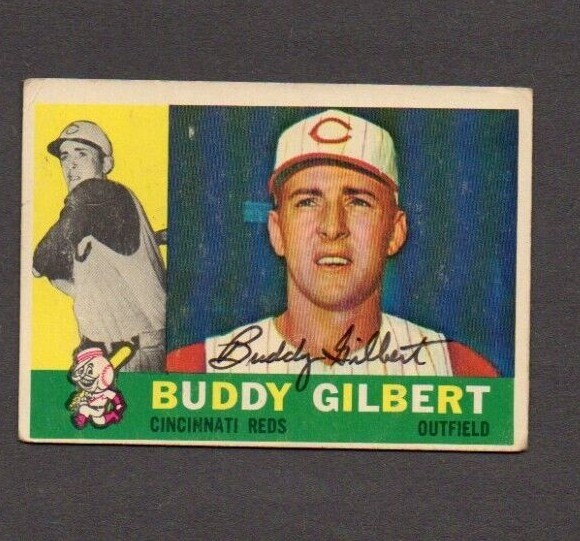 Buddy Gilbert 1960 Topps authentic autographed card Reds | eBay