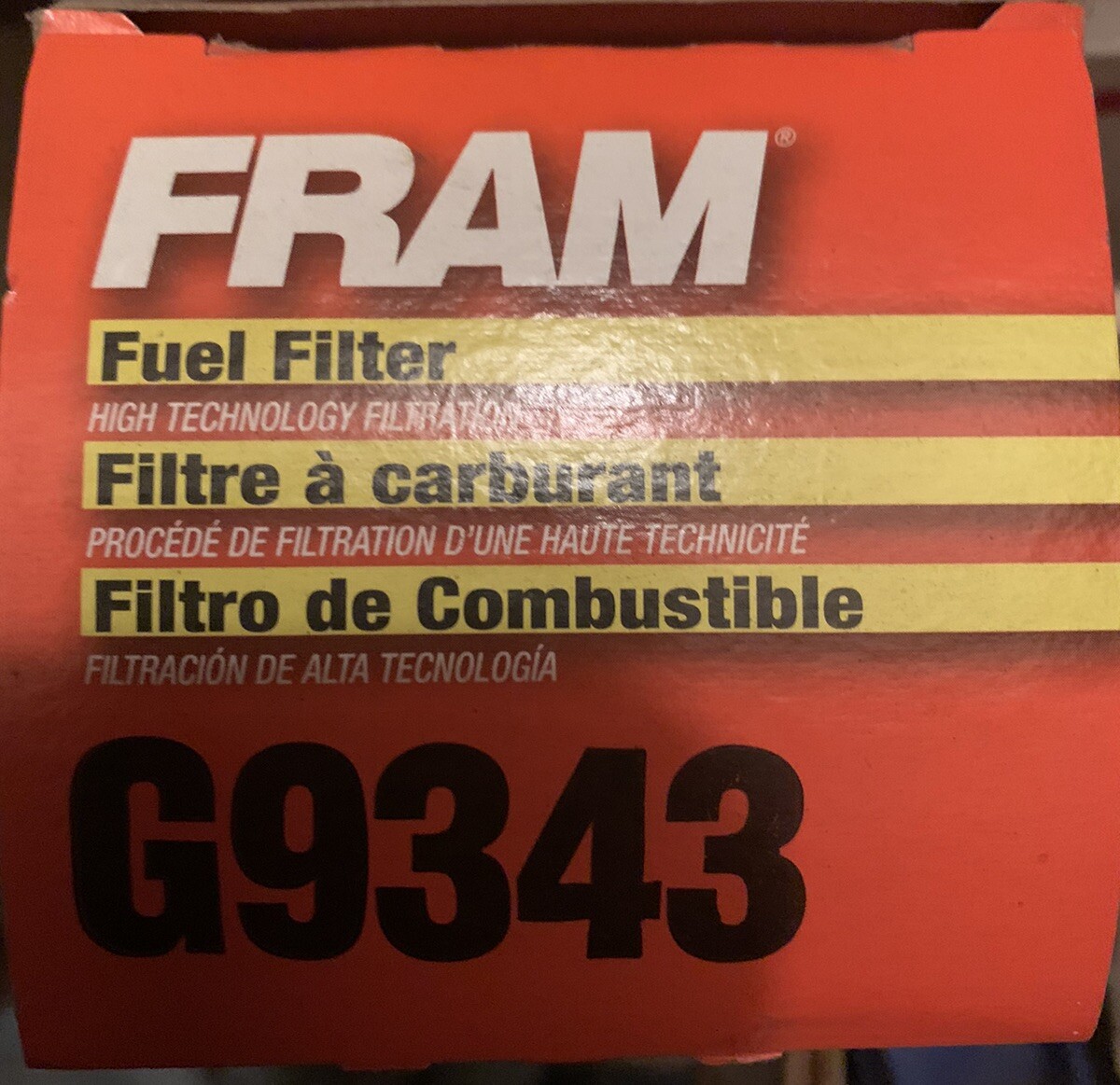 INSTALLER-EDGE G9343 - Fuel filter cross reference