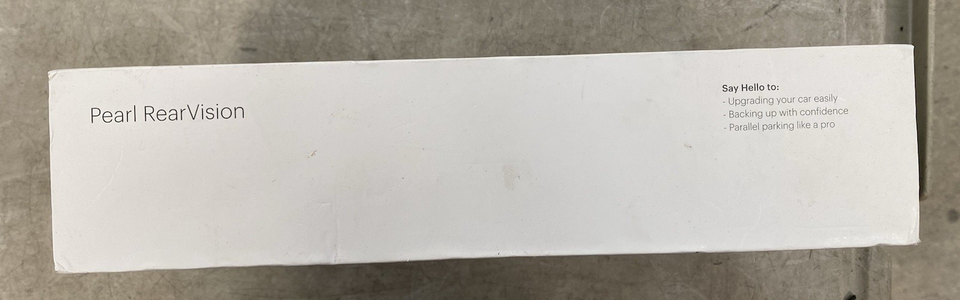 OPEN BOX Pearl Automation Rear Vision P100 License Plate Frame Backup ...