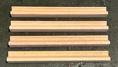 Scrabble Wood Tile Racks Set of 4 Letter Holders Genuine Game Parts | eBay