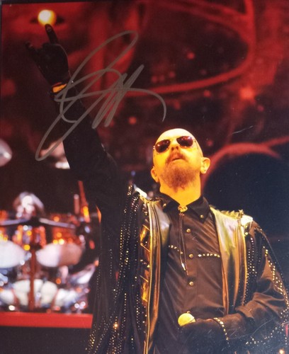 Rob Halford - Signed Autographed 8x10 Photo W/ A1COA | eBay