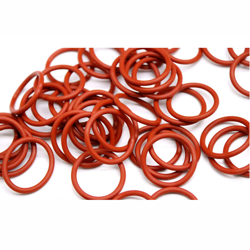 Red Silicone O-ring Waterproof And High-temperature Resistant Seal 5mm ...