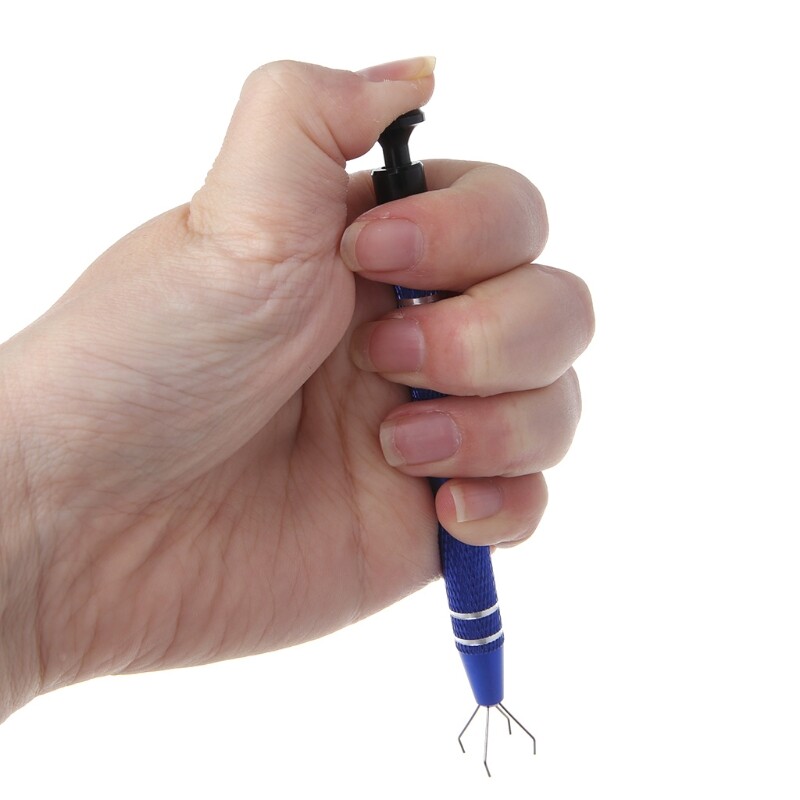 Metal Grabber Tweezers For Gripping Tiny Components & IC Chips Durable ...