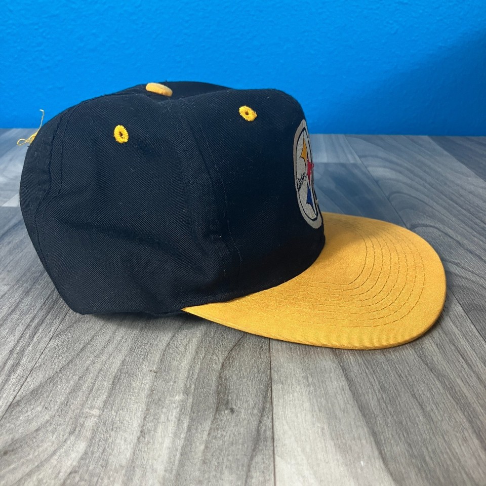VTG Pittsburgh Steelers Black Logo7 KMG Pro Model Snapback Hat Cap | eBay