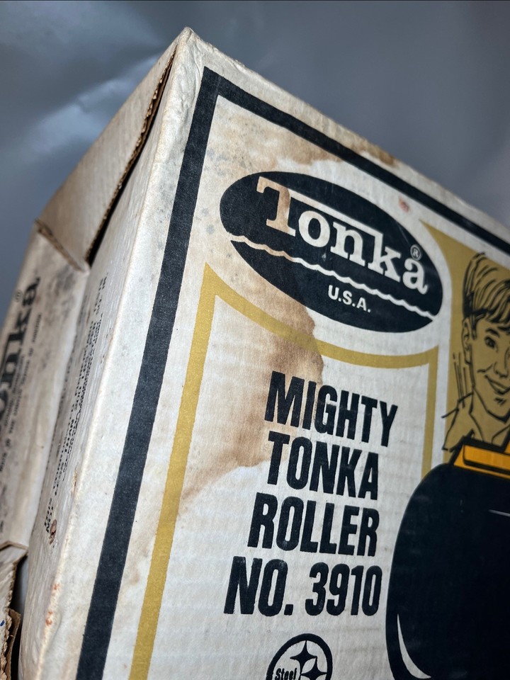 Vintage Mighty Tonka Roller Toy # 3910 Original Cardboard Box (BOX ONLY ...