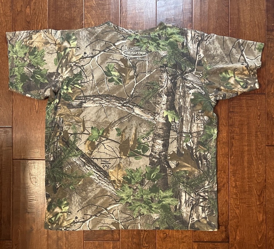 Team RealTree Racing Dale Earnhardt Jr. #88 Camo T-Shirt Size XL NASCAR ...