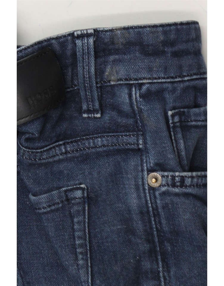 HUGO BOSS Mens Slim Jeans W34 L31 Blue Cotton DL53 | eBay