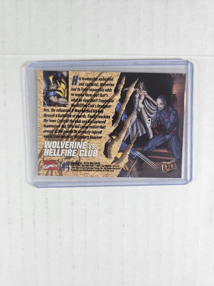 1994 Fleer Ultra Marvel X-Men Wolverine vs Hellfire Club #144 | eBay